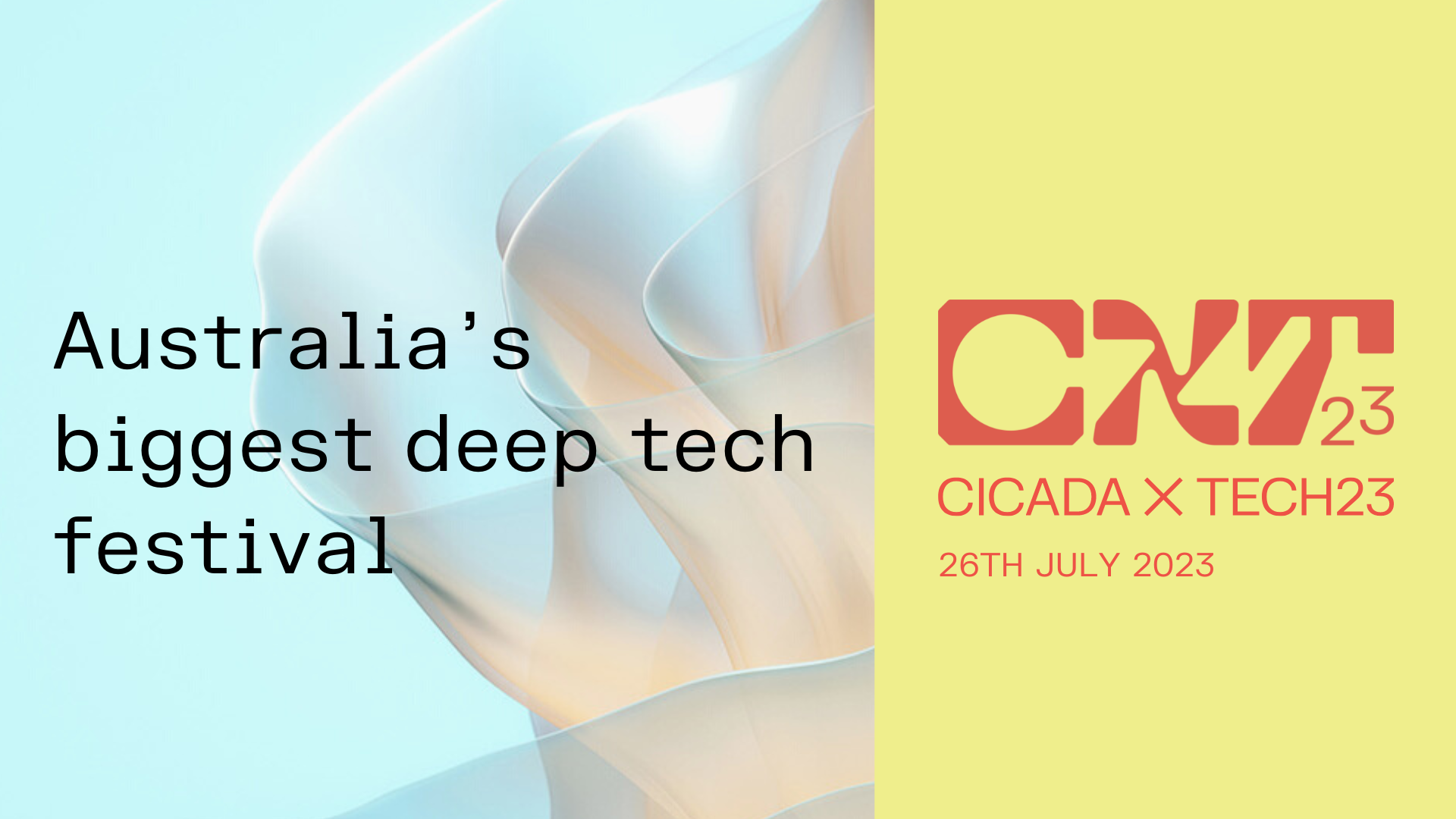 What role will you play in Australia’s biggest deep tech event?